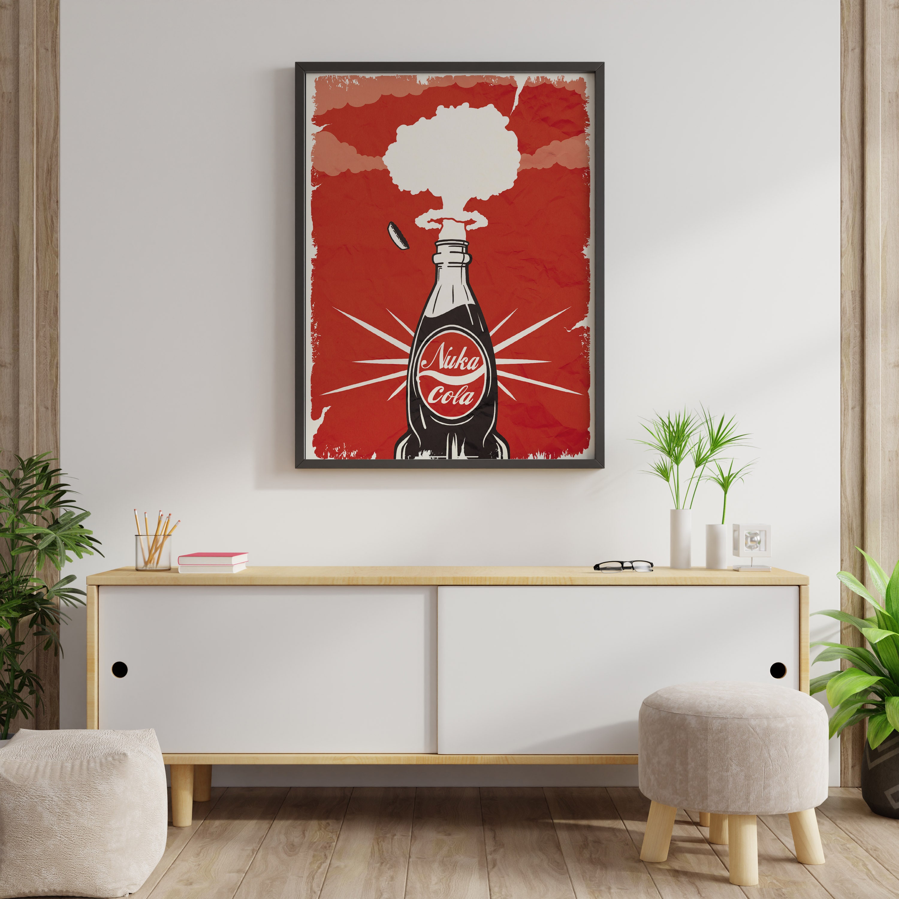 Nuka Cola Ad Fallout Illustration by Jungle Cyborg | Etsy