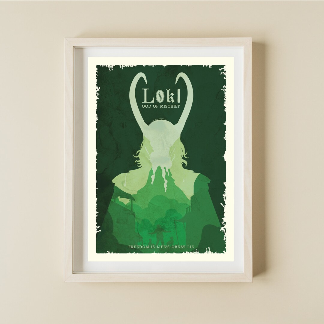 Loki Marvel Poster - Etsy