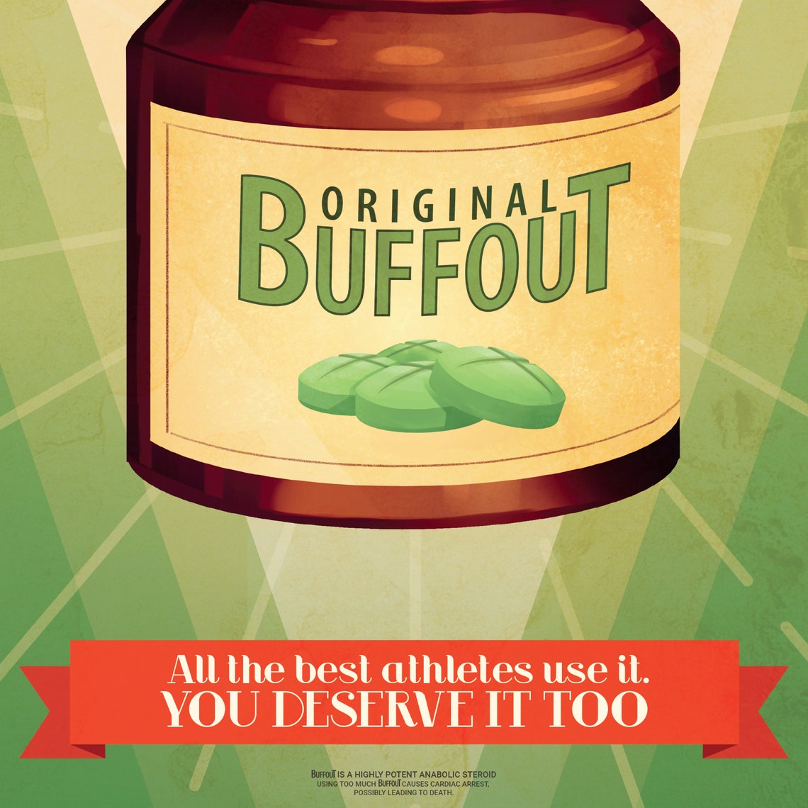 Buffout Fallout Vintage Illustration Pop Culture Print - Etsy UK