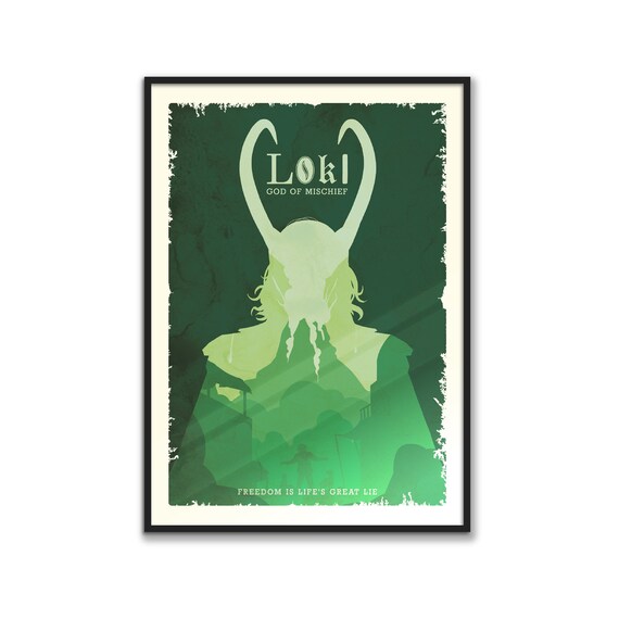 Loki Marvel Poster | Etsy