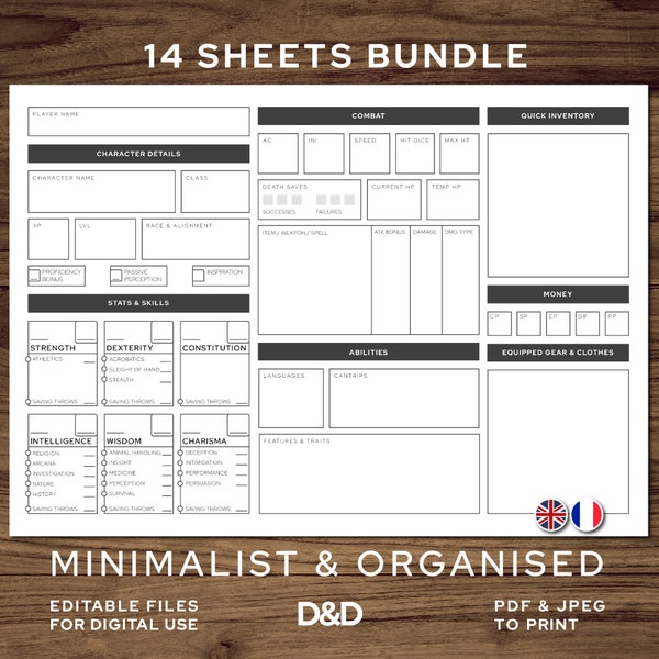 Printable Sheets - Etsy