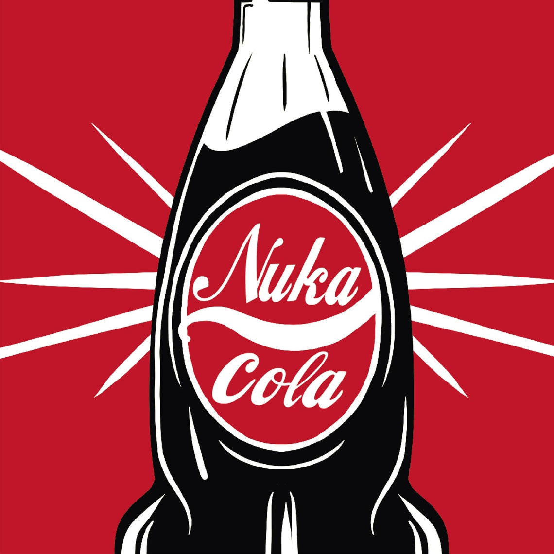 Nuka Cola Ad Fallout Illustration by Jungle Cyborg - Etsy