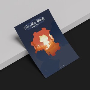 Vault-tec Advertisement Fallout Illustration - Etsy