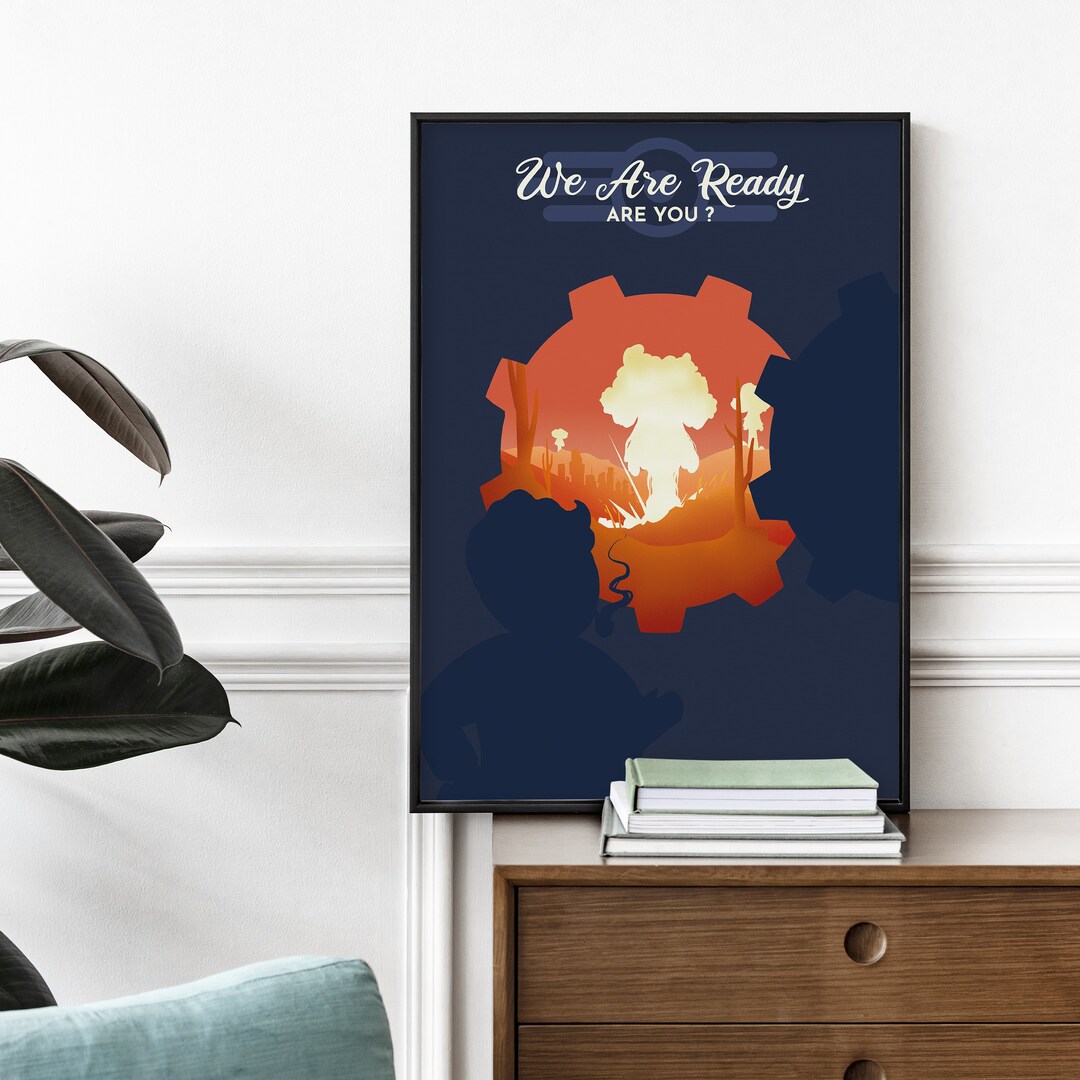 Vault-tec Advertisement Fallout Illustration - Etsy