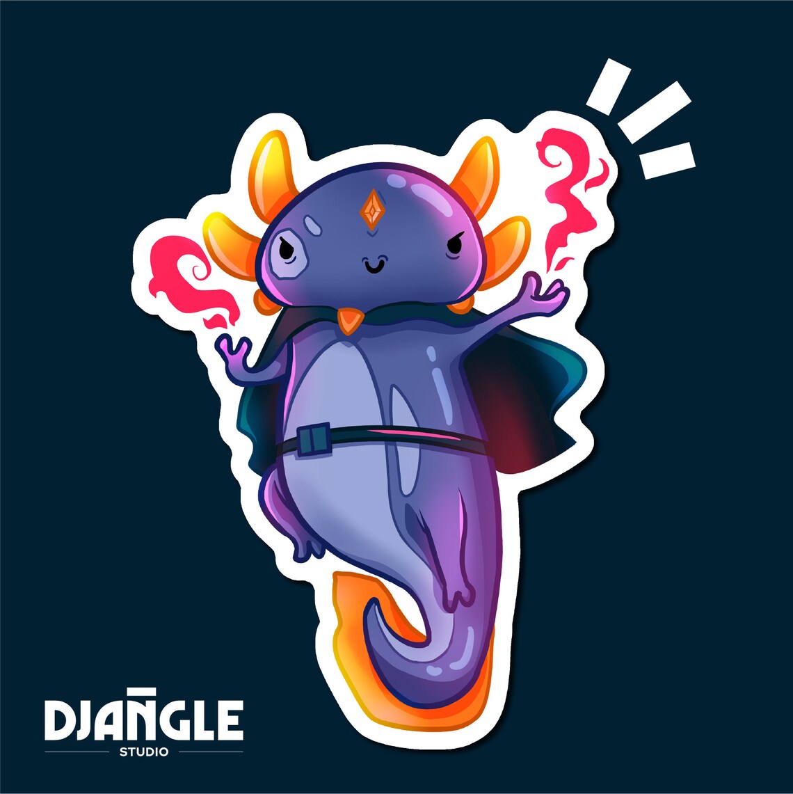12pcs Dnd Axolotl Sticker Cute Dungeons and Dragons Class - Etsy