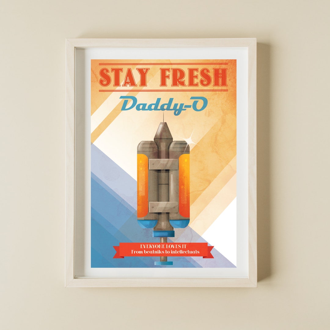 Daddy-o - Fallout Illustration by Jungle Cyborg - Etsy