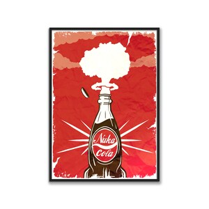 Nuka Cola Ad Fallout Illustration by Jungle Cyborg - Etsy