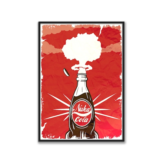 Nuka Cola Ad Fallout Illustration by Jungle Cyborg | Etsy