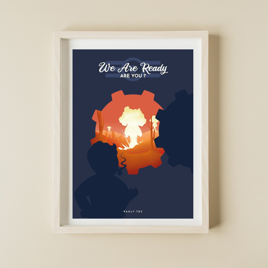 Vault-tec Advertisement Fallout Illustration - Etsy