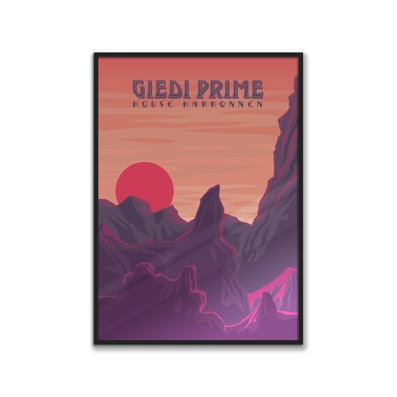 Dune Giedi Prime Illustration by Jungle Cyborg | Etsy