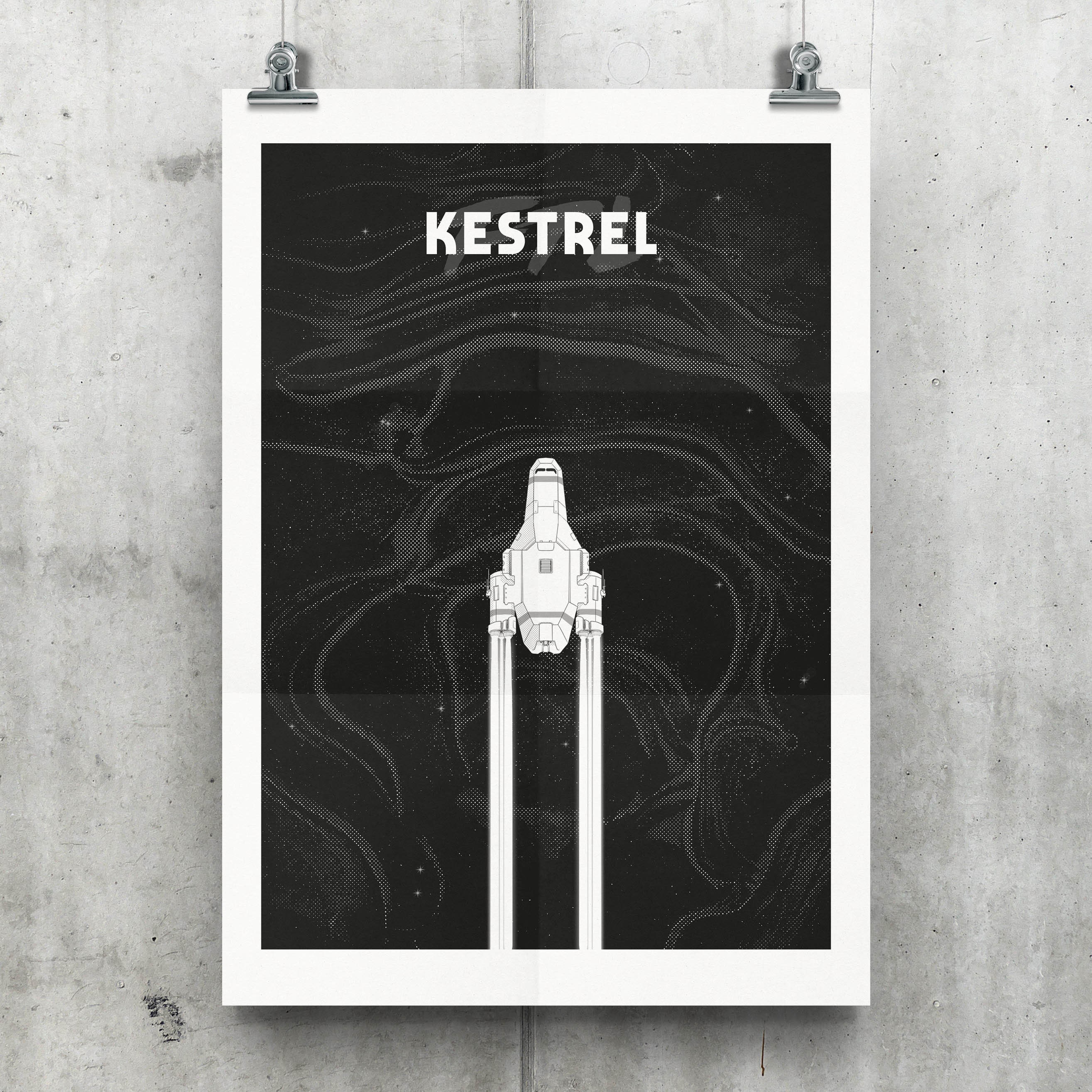 The Kestrel FTL Faster Than Light Poster Science-fiction - Etsy