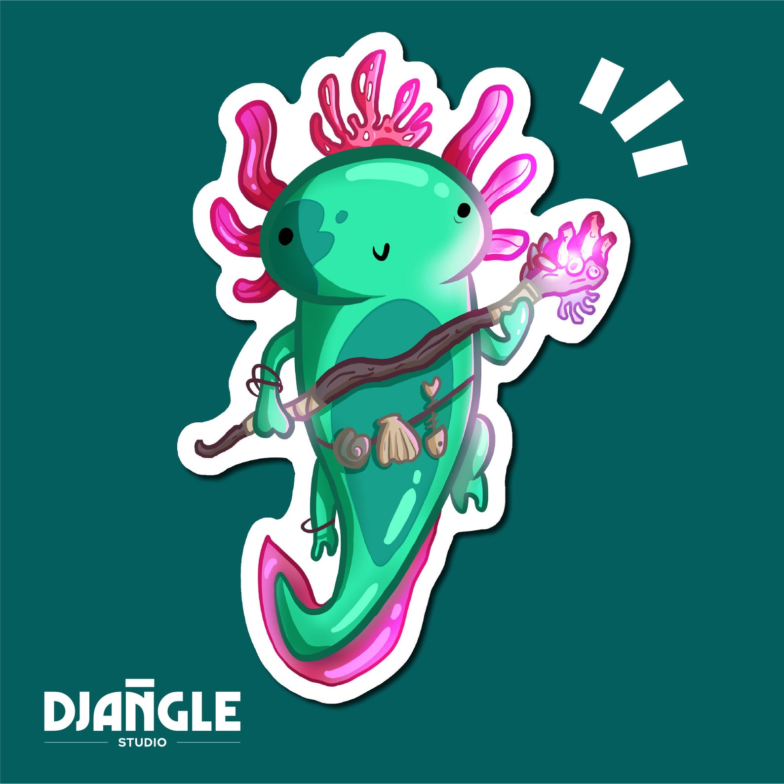 12pcs Dnd Axolotl Sticker Cute Dungeons and Dragons Class - Etsy