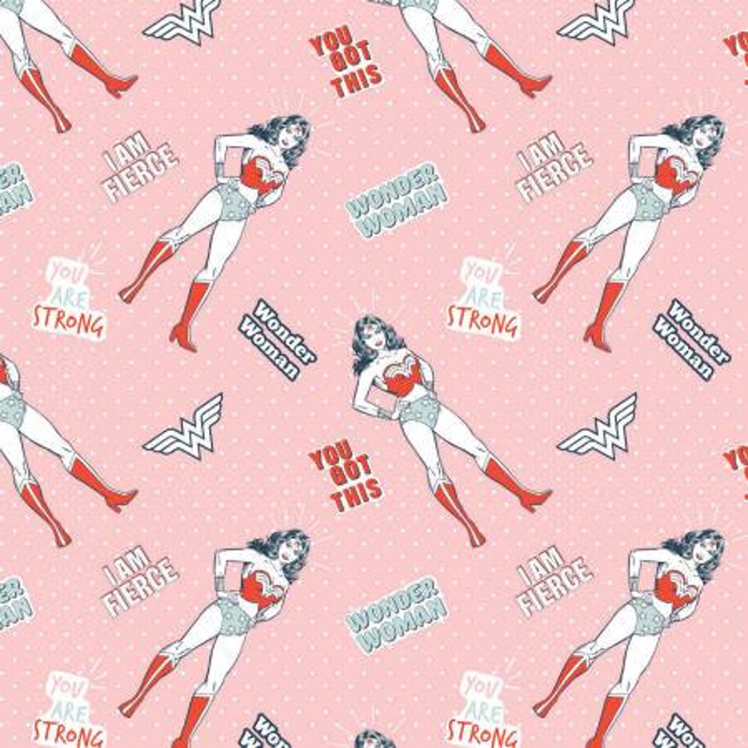 DC Wonder Woman II - Light Pink Wonder Woman Words of Affirmation - by ...