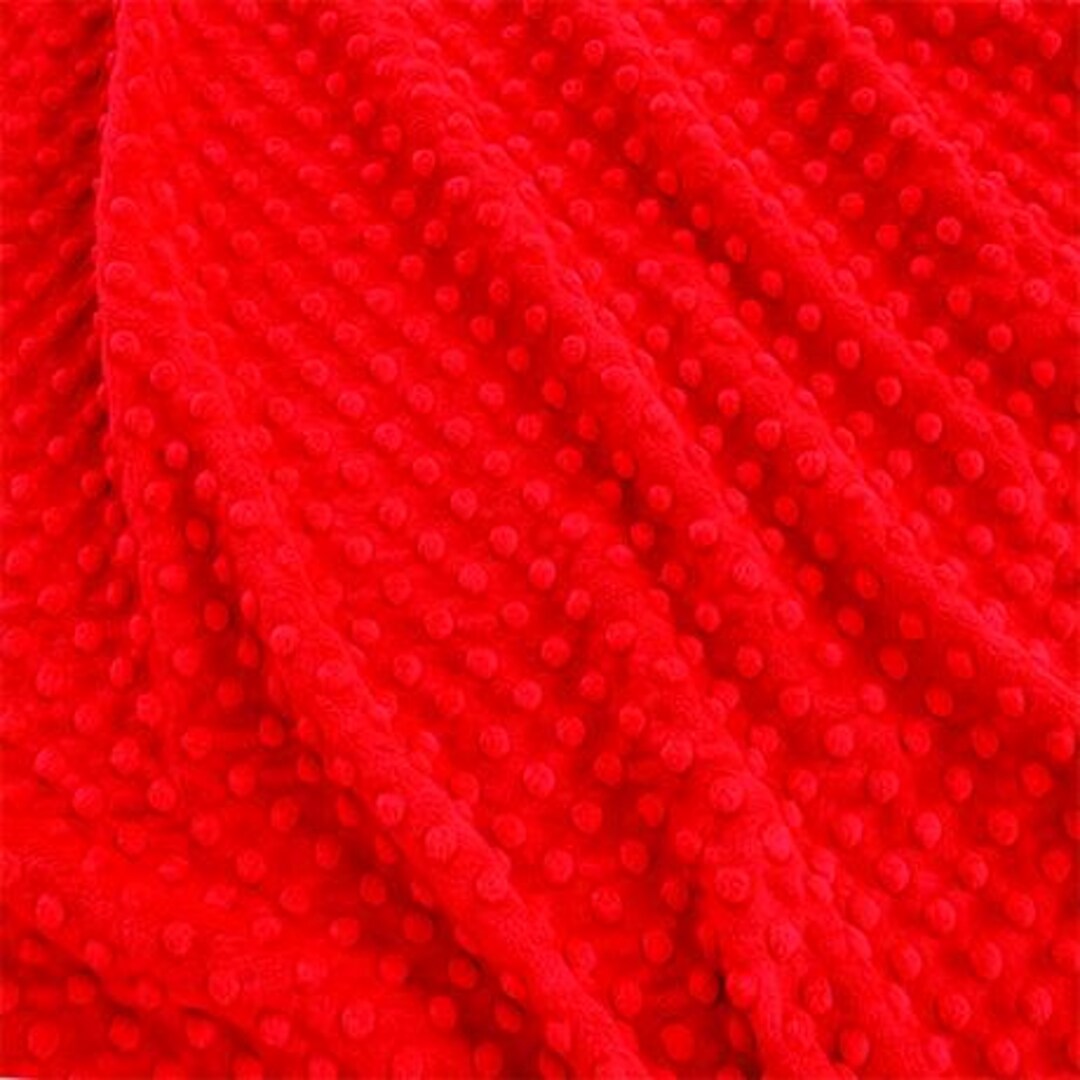 Silky Minky Dots - Scarlet 60" Wide - by QT Fabrics - Sold by the Yard ...
