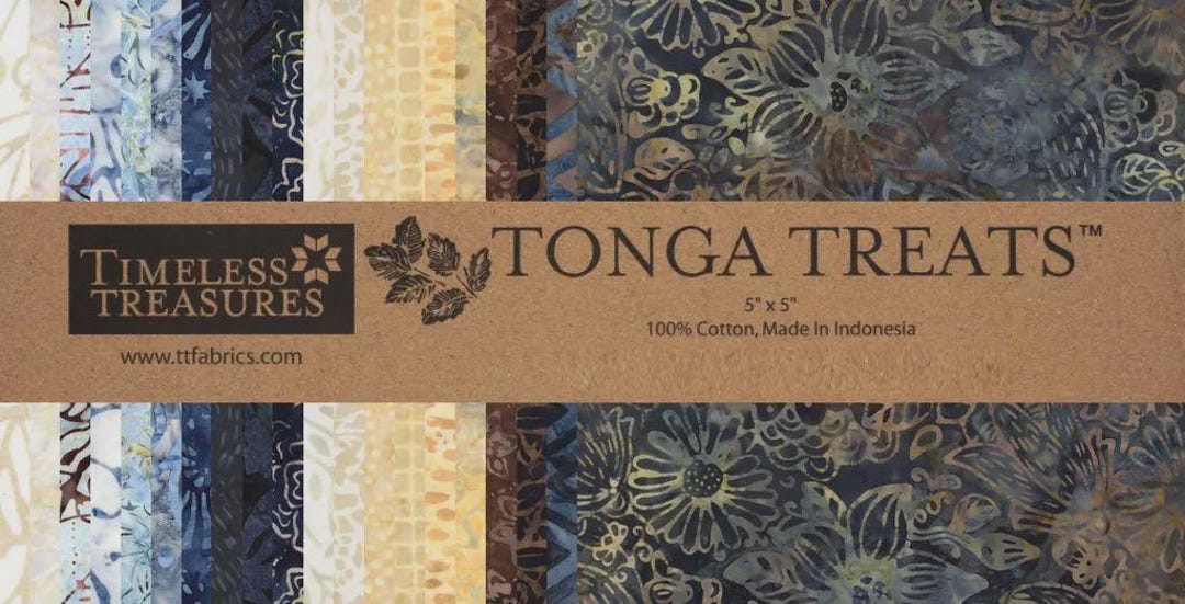 Tonga Luna - Charm Pack 42pc/bundle - by Tonga Batiks for Timeless ...
