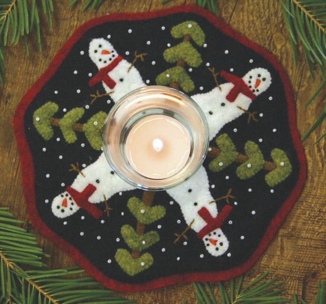Snowman Candle Mat Kit - by Bareroots - Sold by the Pack - in Stock and ...