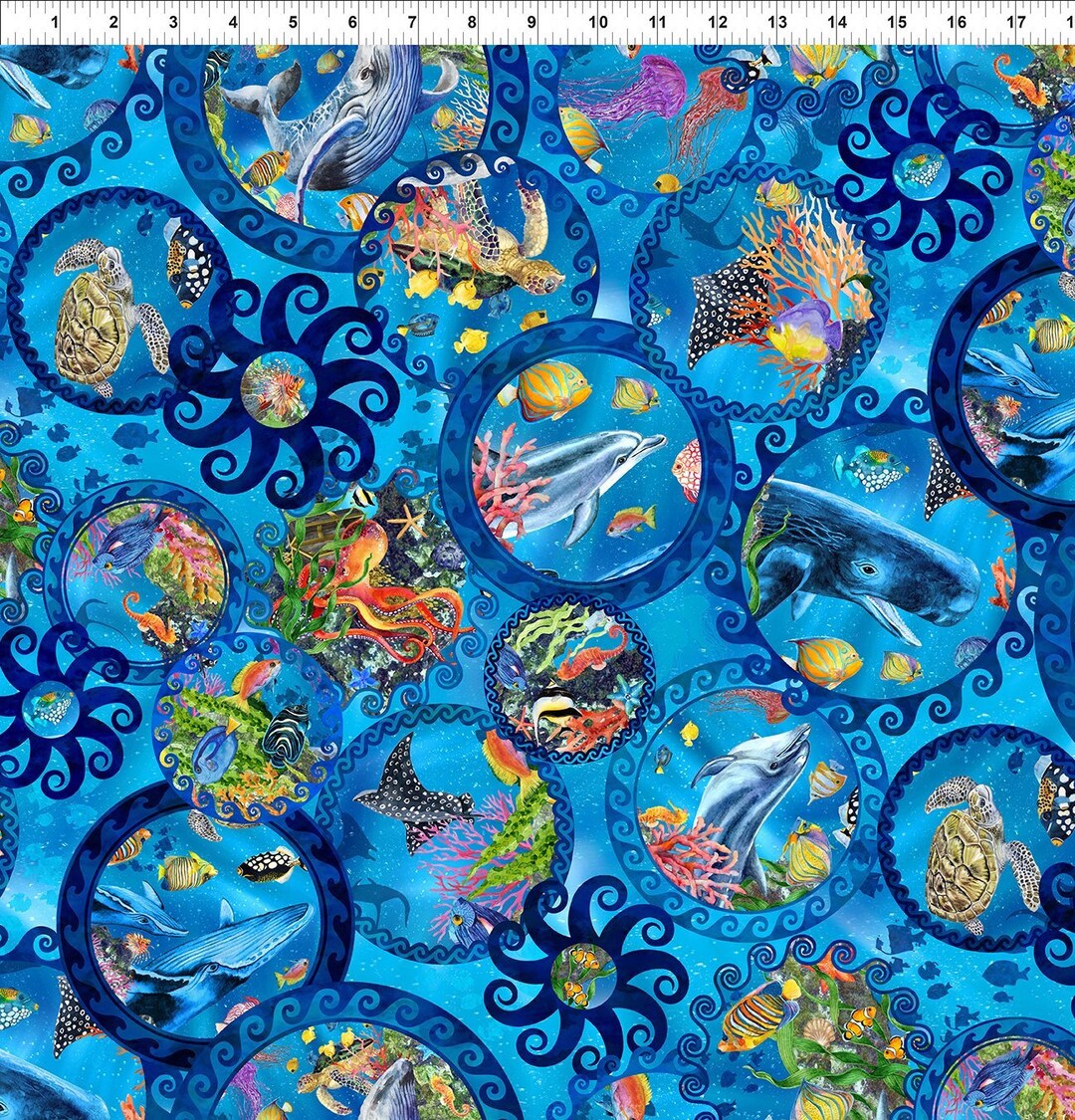 Calypso III - Blue Ocean Circles - by Jason Yenter for in the Beginning ...