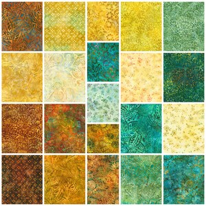 Artisan Batiks Sun Forest - 51" X 66" Autumn Leaves Quilt Kit - by ...