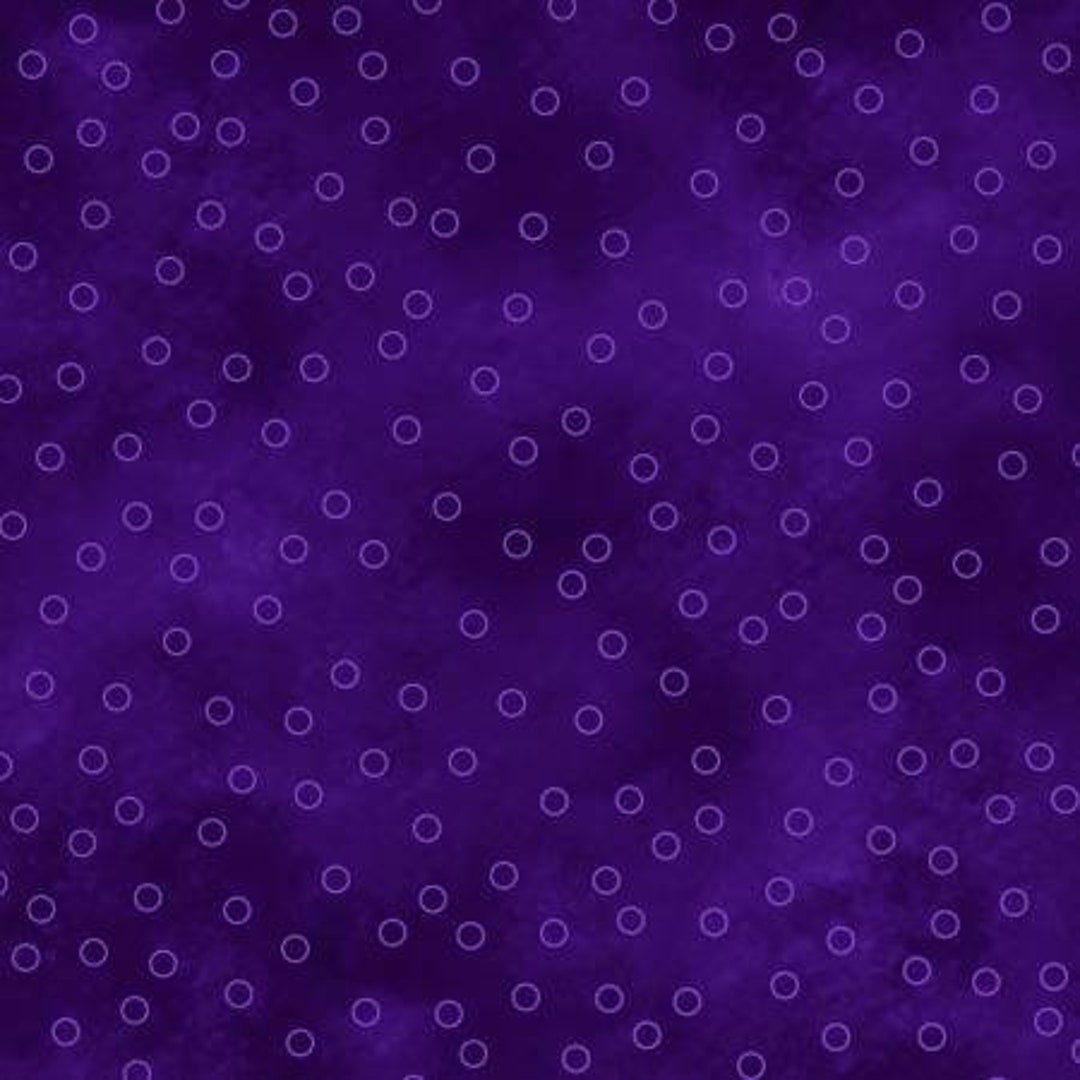 Jewel - Dark Violet Tossed Dots - by Wendy Sheppard for P&B Textiles ...