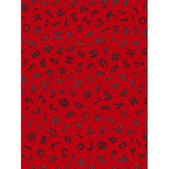 Heavy on the Metal Typewriter Keys Flaming Red Metallic | Etsy