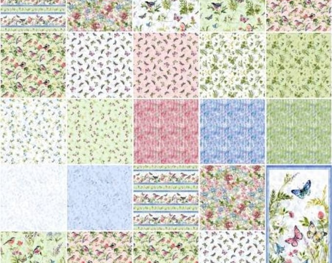 Among the Branches Fat Quarter Bundle With 18 FQ and 1 Panel by Susan ...