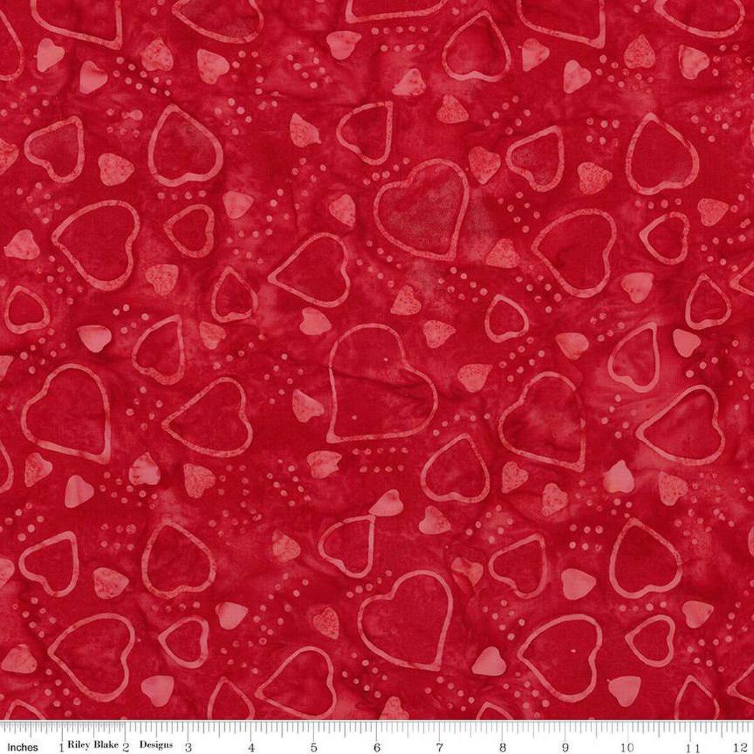 Love Punch Batiks - Red Love Punch - by Expressions for Riley Blake ...