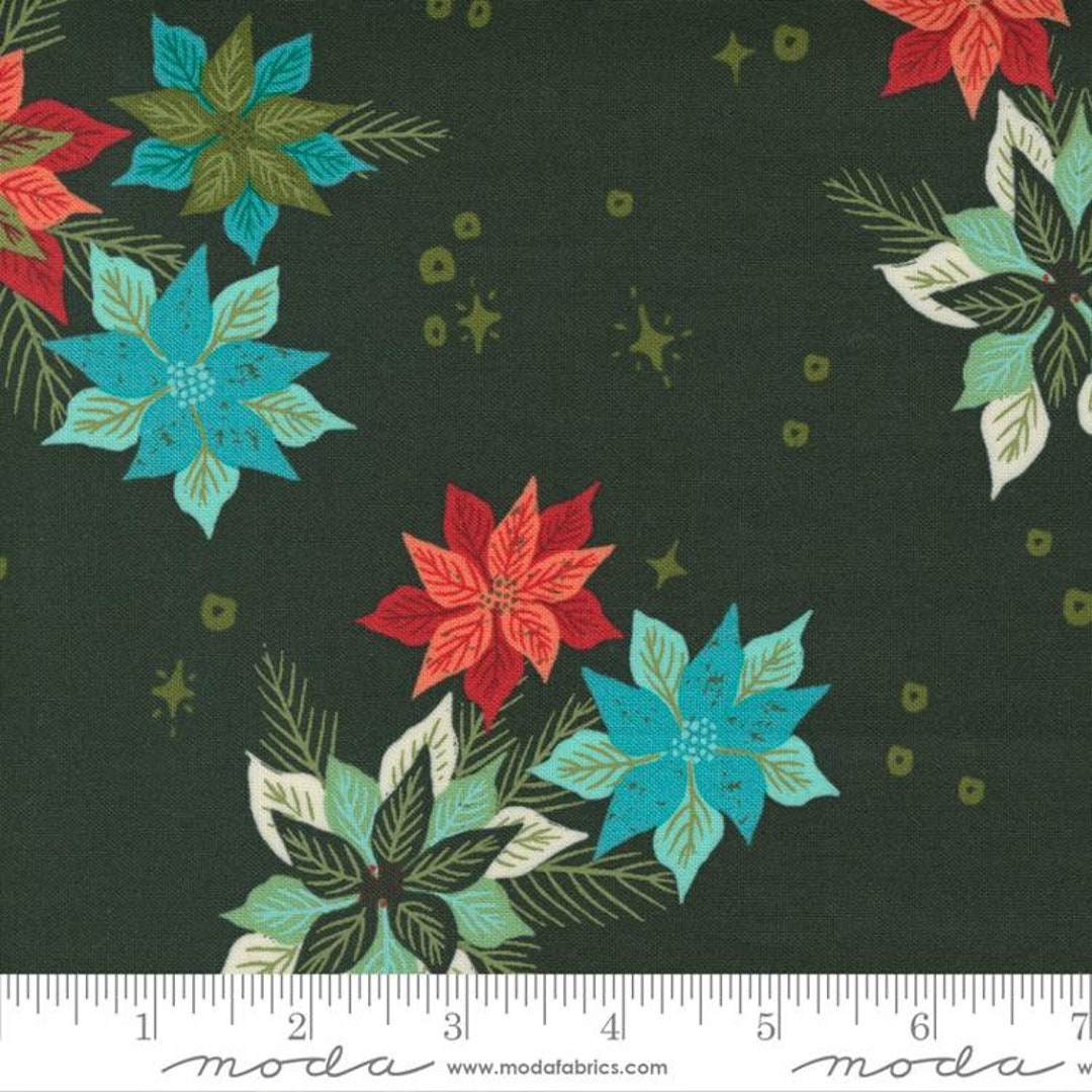 Cheer and Merriment Hunter Mix by Fancy That Design House for Moda ...