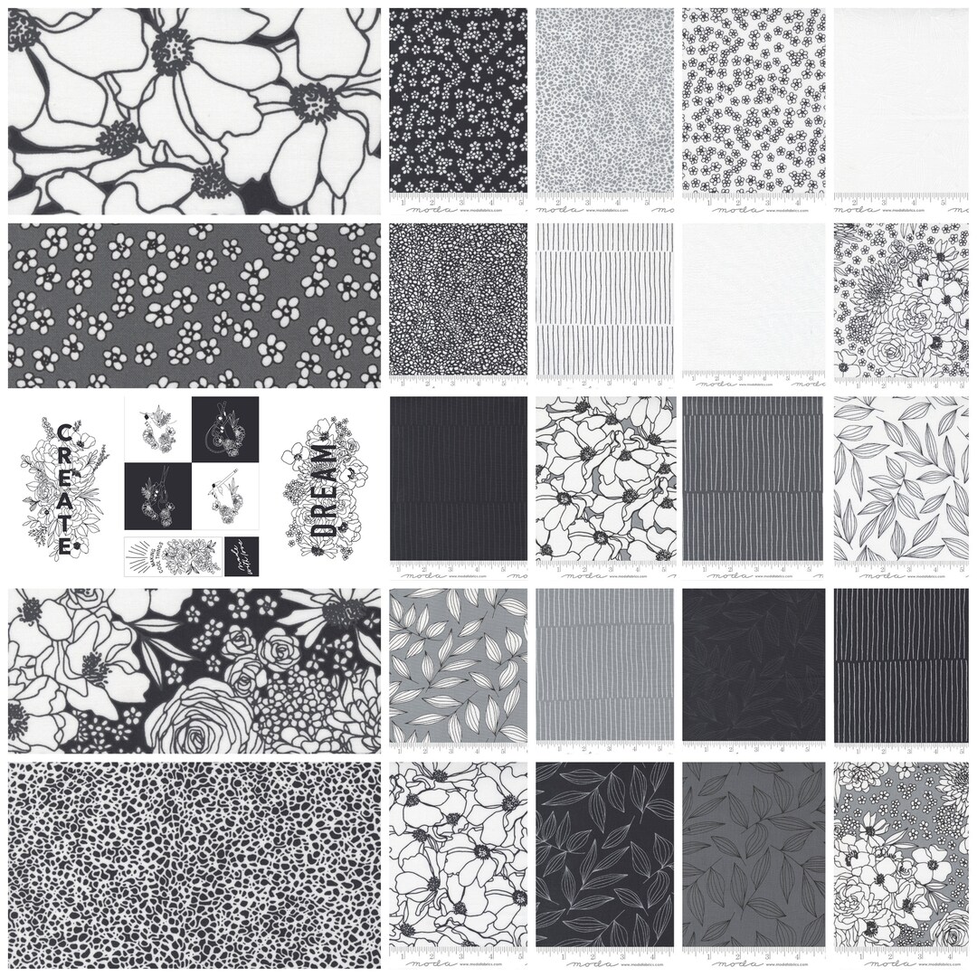 Create - Fat Quarter 25pc/bundle - by Alli K Design for Moda Fabrics ...