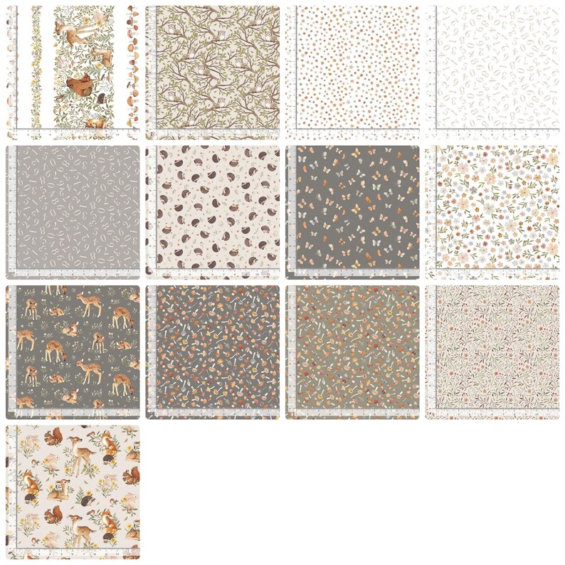 Count on Me - Fat Quarter 13pc/bundle - by Nina Stajner for Dear Stella ...