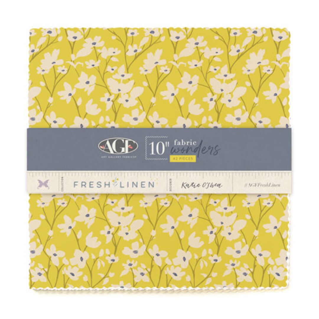 Fresh Linen - Layer Cake 42pc/bundle - by Katie O'shea for Art Gallery Fabrics - Sold by the ...