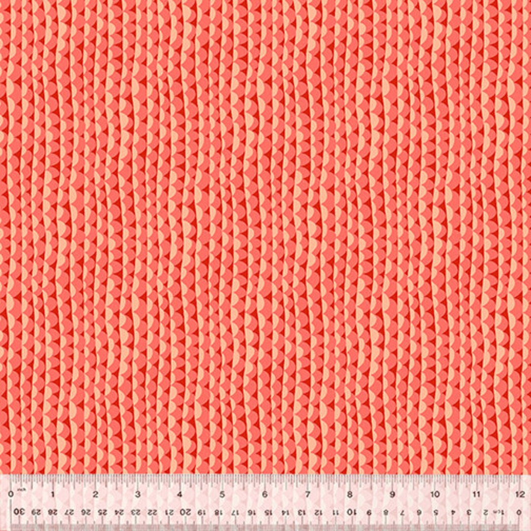 Atlantis Coral Ripple by Sally Kelly for Windham Fabrics Sold by Yard ...
