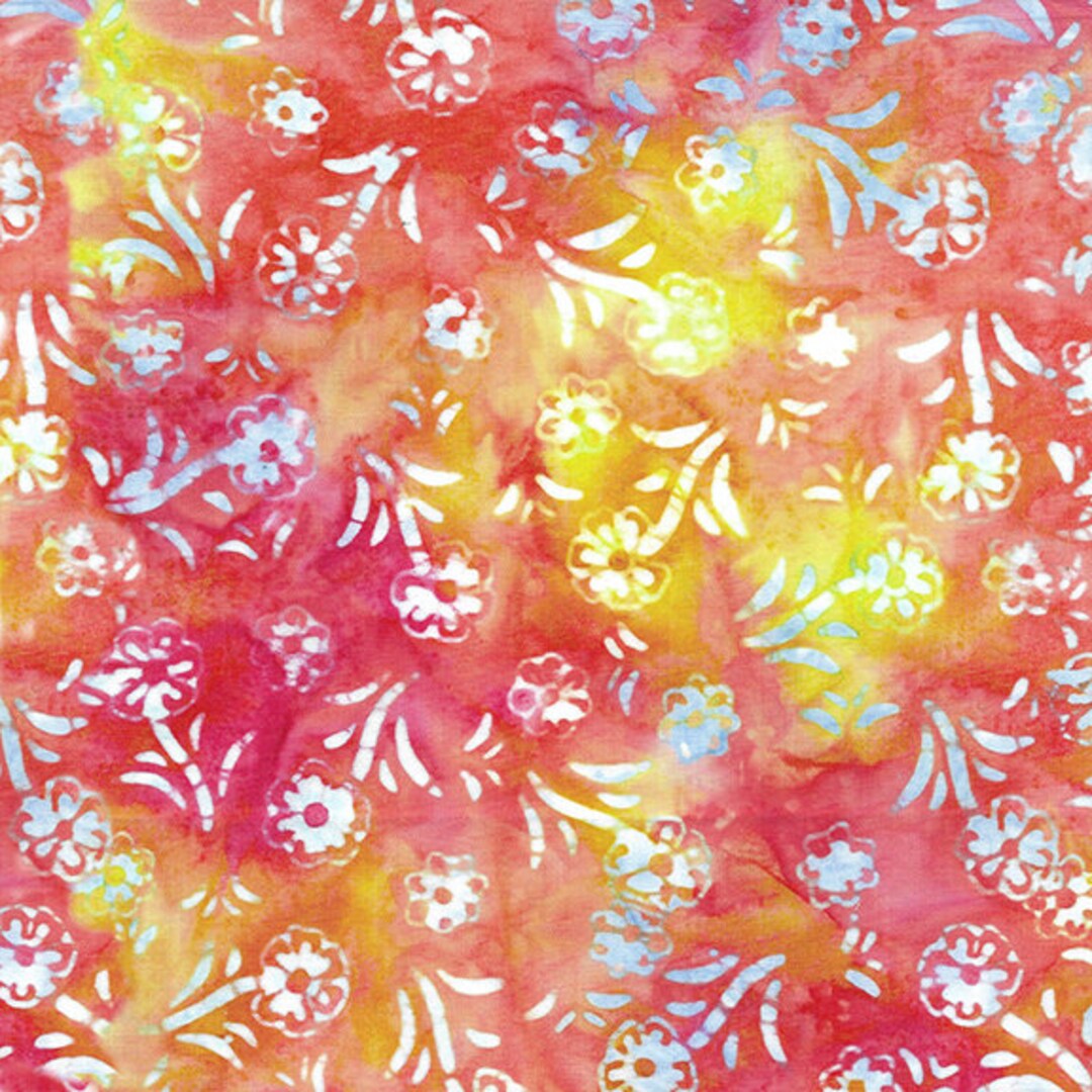 Winged Things - Sunset Fleur - by Kate Colleran Designs for Island ...
