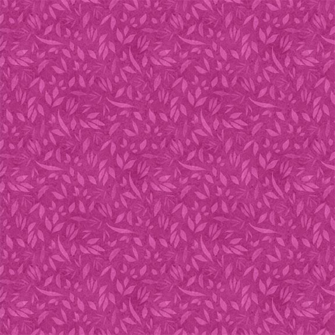 Foliage - Magenta - by Joy Hall for Lumin Fabrics - Sold by the ...