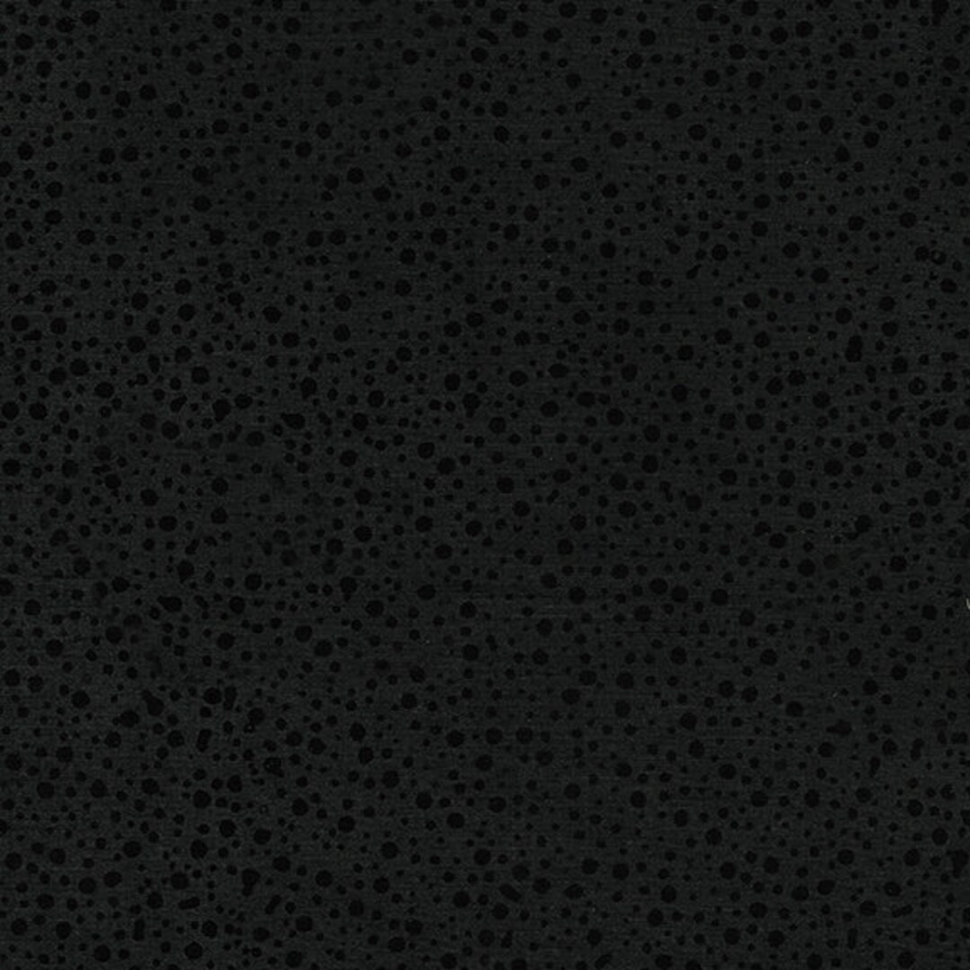 Beehive Buzz Black Dots by by Island Batiks Sold by the Yard Cut ...