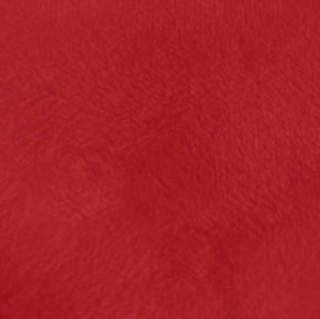 Silky Minky Solid Scarlet 90 Wide by QT Fabrics Sold by the Yard and ...