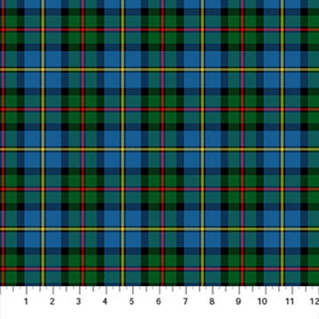 Totally Tartan Yarn Dyed Woven Mackenzie by Northcott Studio Sold by the Yard Cut Continuous in ...