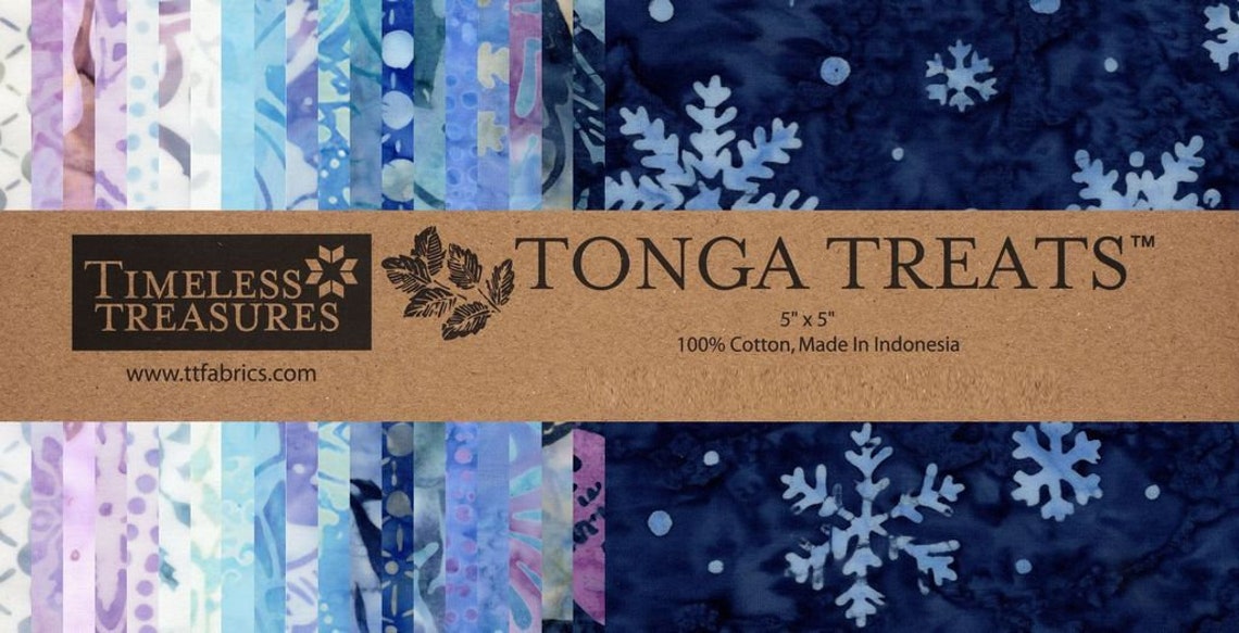 Tonga Frost - Charm Pack 42pc/bundle - by Tonga Batiks for Timeless ...