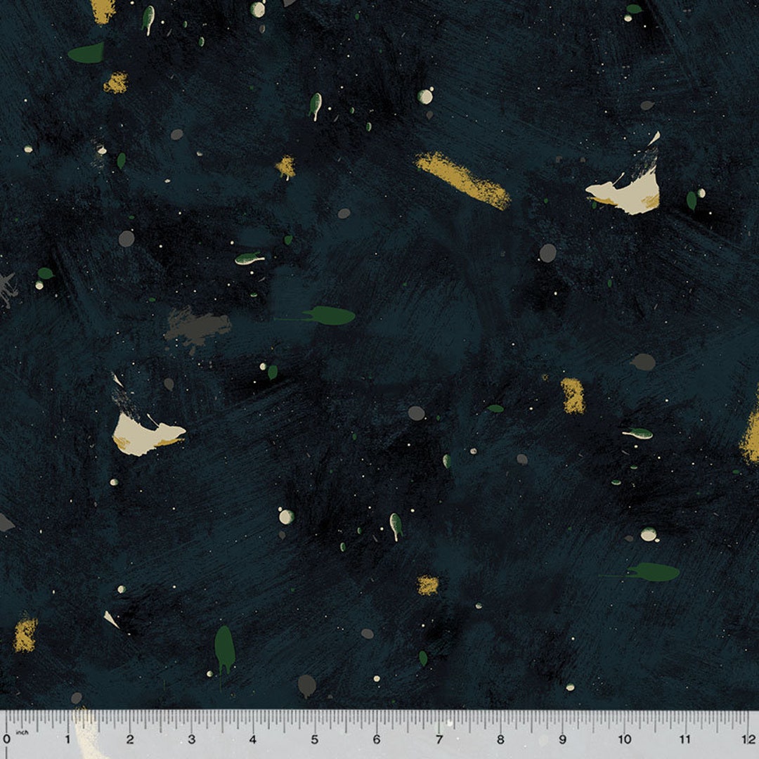 Marble Run Lamp Black Pool Party by Marcia Derse for Windham Fabrics ...