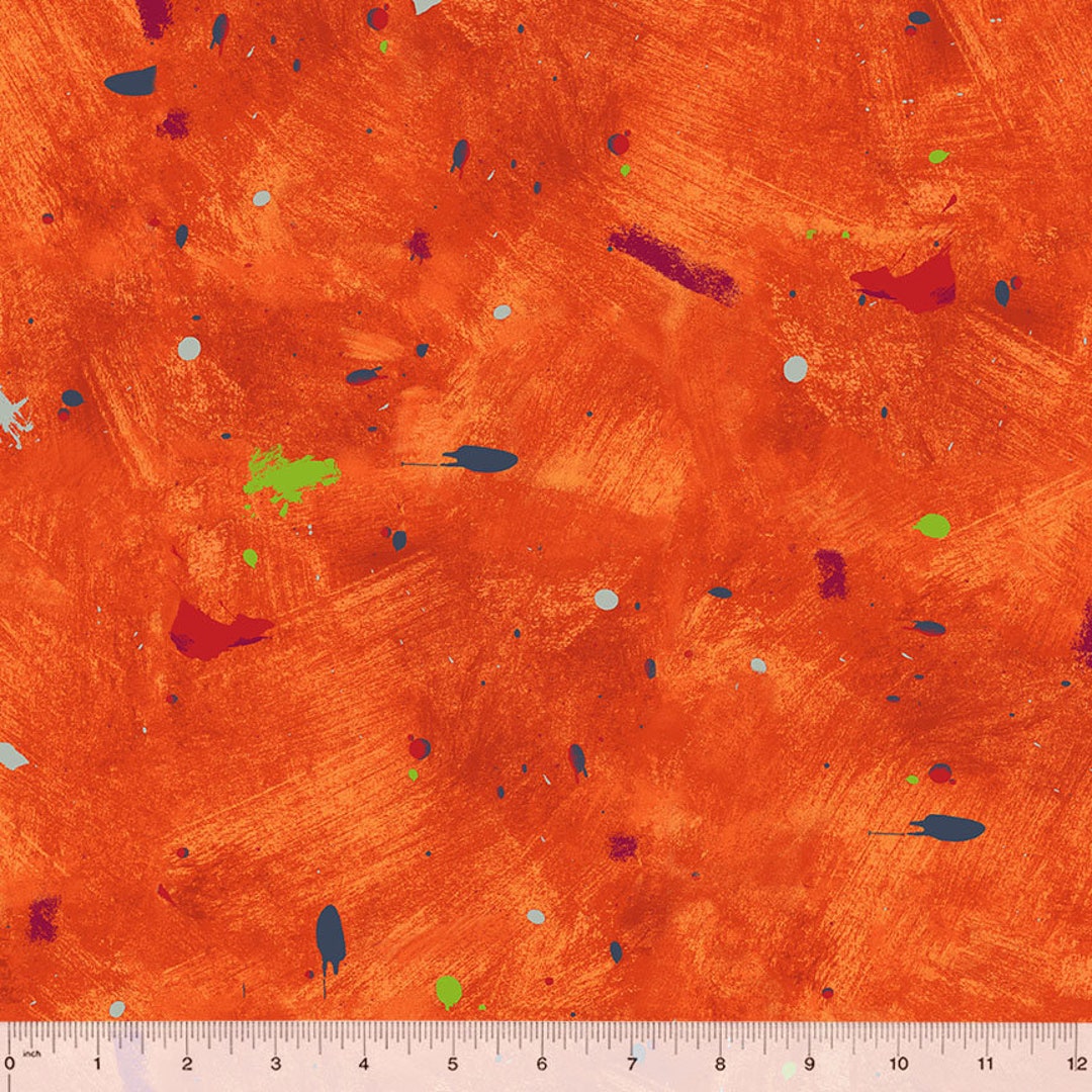 Marble Run Quince Pool Party by Marcia Derse for Windham Fabrics Sold by Continuous Yard Ships ...