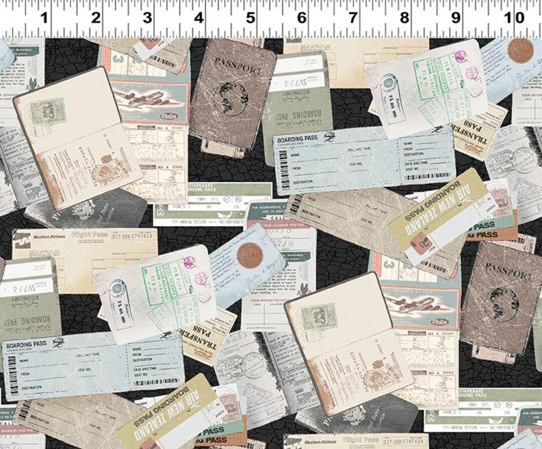 Explore - Collage - by Dan Dipaolo for Clothworks - Sold by Continuous ...