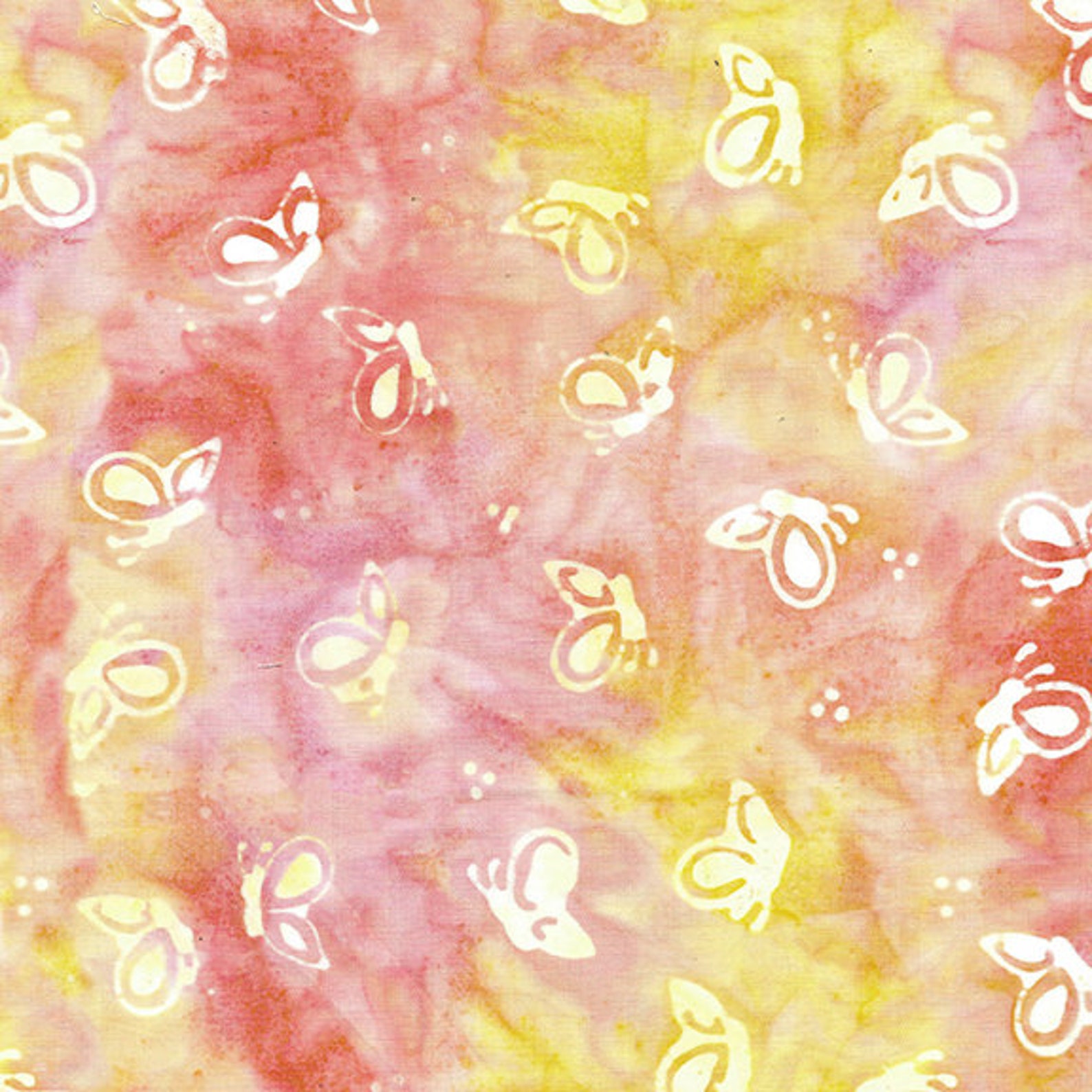 Winged Things - Pink Yellow Vanessa - by Kate Colleran Designs for ...