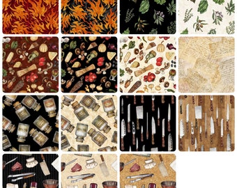 Cookware Fabric Get Cookin' by Pattysloniger Cookware Kitchen Pots Pans ...