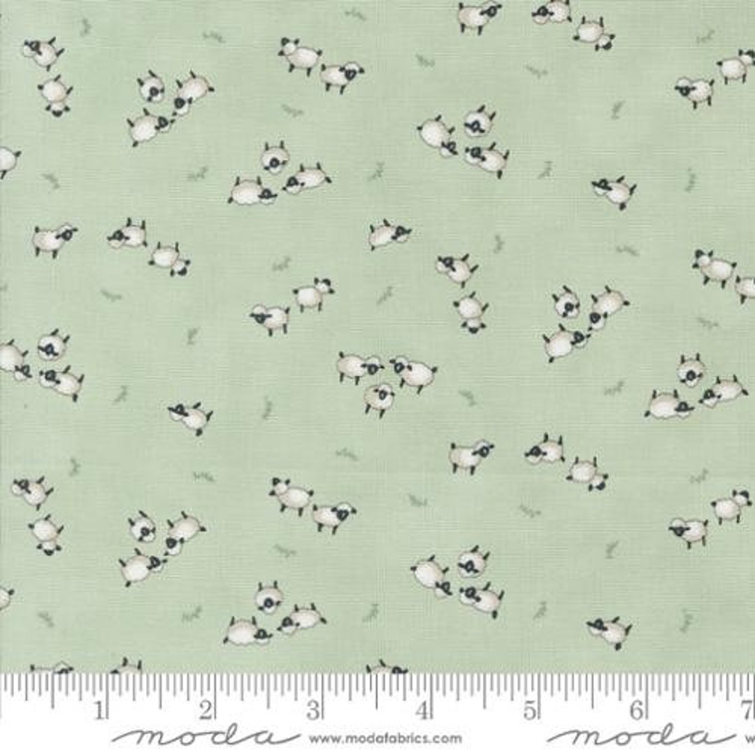 Willows Farm Willow Sheep by Deb Strain for Moda Fabrics Sold by Yard ...