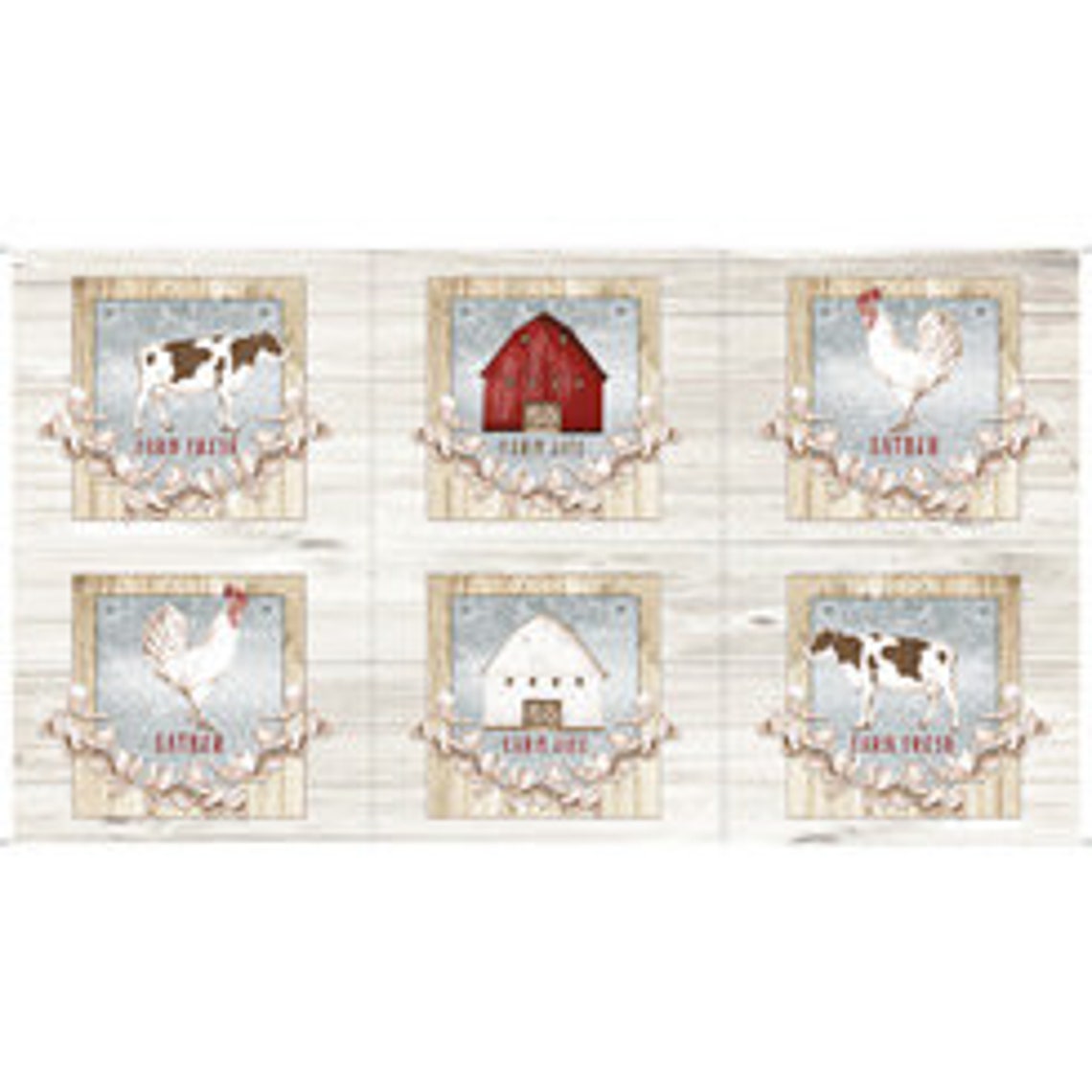 Farm Life - Farm Picture Patches Panel - by Christine Anderson for QT ...