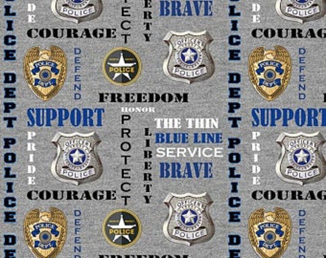 Military Prints - Police Department - Gray - by Sykel Enterprises ...