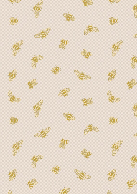 Honey Bee Metallic Gold Bees by Lewis & Irene Sold by - Etsy