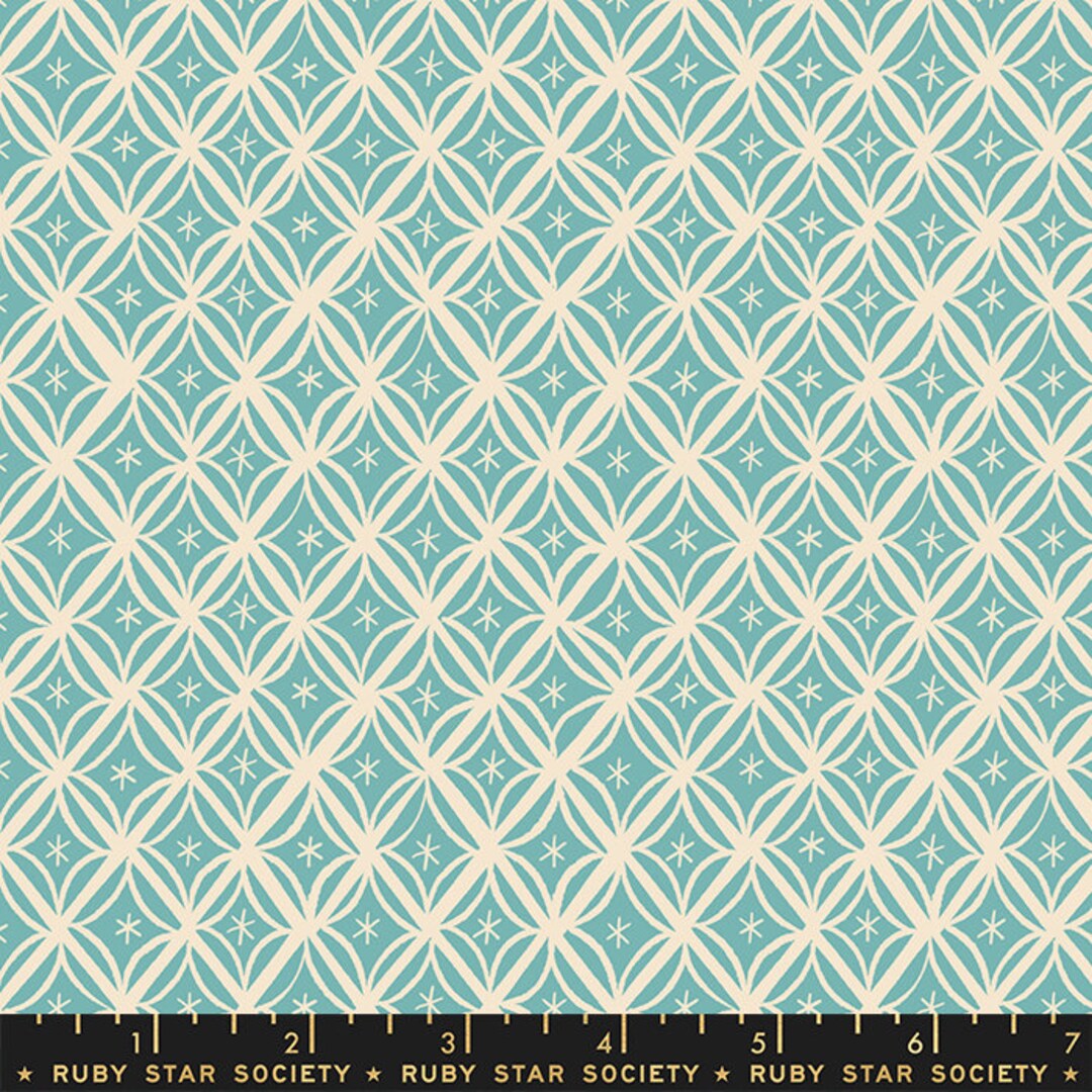 Camellia - Turquoise Macrame - by Melody Miller for Ruby Star Society ...