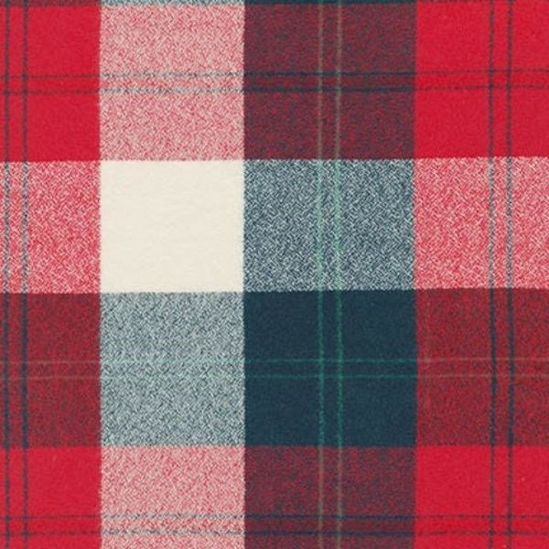 Mammoth Flannel Red Americana Plaid by Studio RK for Robert Kaufman ...