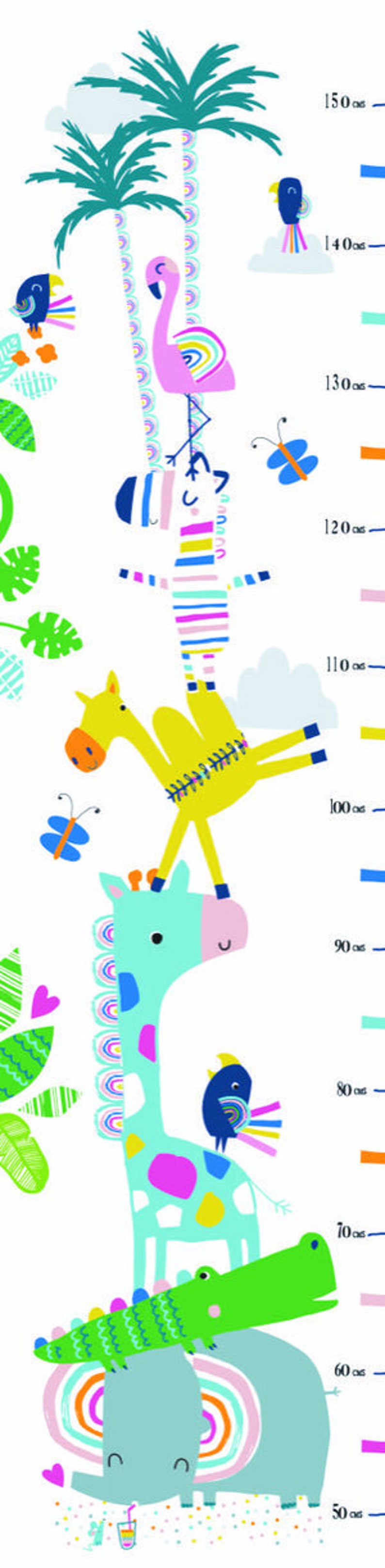 Rainbow Friends 11.5 Height Chart Panel by Stephanie - Etsy