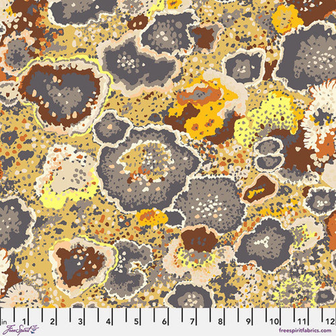 Vintage - Ochre Lichen - by the Kaffe Fassett Collective for Freespirit ...